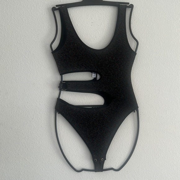 Tops | Side Cut Out Bodysuit Ml | Poshmark